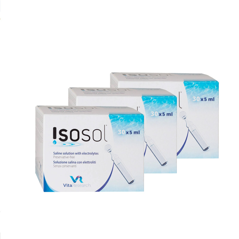 Isosol Saline Monodosen Multipack (3×30 Stk) – eyeness